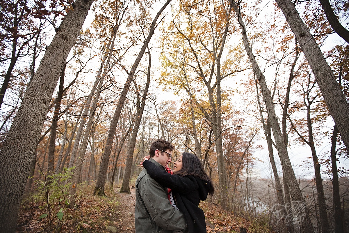 Ann Arbor Arboretum // Winter Engagement Session at the Arb :: Michigan ...